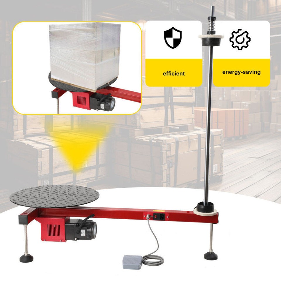 110V Semi-automatic Stretch Film Wrapping Machine Dispenser Tools ...