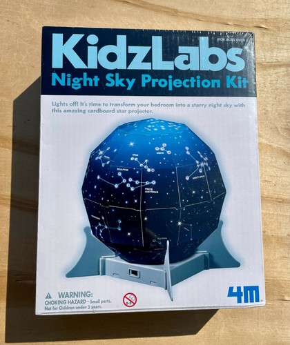 4M Kidz Labs Night Sky Projection Kit 2016 Cardboard Star Projector ...