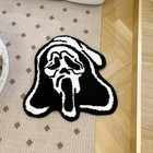 55X60cm Cool Black Ghost Tufting Custom Rug/Carpet for Halloween, Non ...