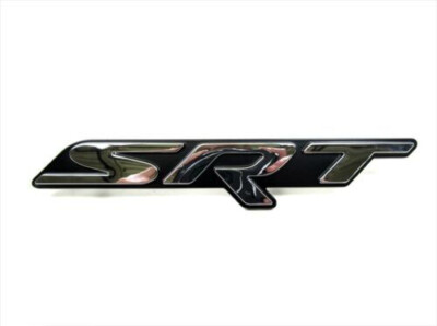 2015-2018 Dodge Challenger CHROME & BLACK GRILLE EMBLEM NAMEPLATE BADGE ...