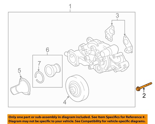GM OEM 05-17 Camaro Cooling Water Pump-Water Pump Assy Bolt 12551926 | eBay
