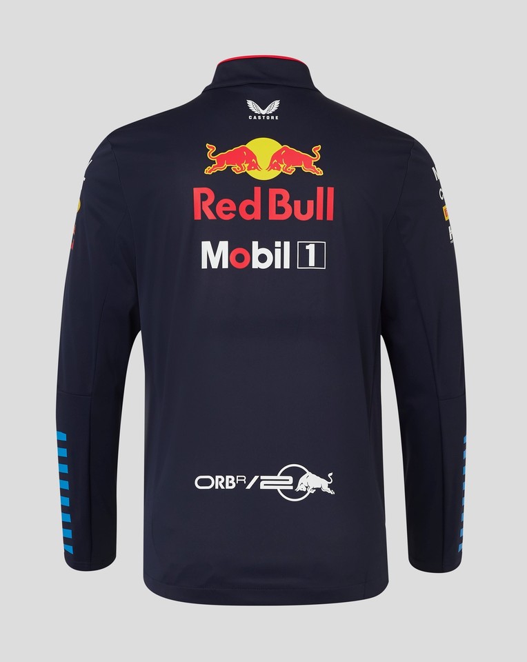 Red Bull Racing F1 2024 Team Softshell Jacket- Navy | eBay