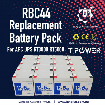 OEM APC RBC44 Replacement Battery Pack Smart UPS RT3000 RT5000 ...