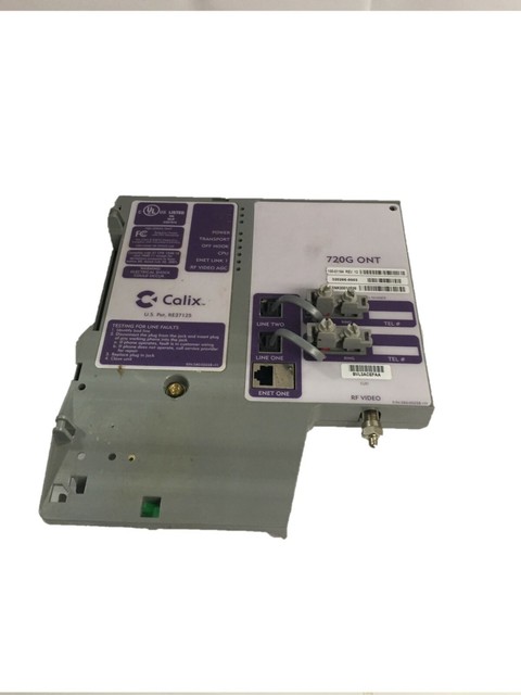 CALIX 726GE ONT (2 POTS, 4 GE, 1 RF) 100-01720 Optical Network Terminal ...