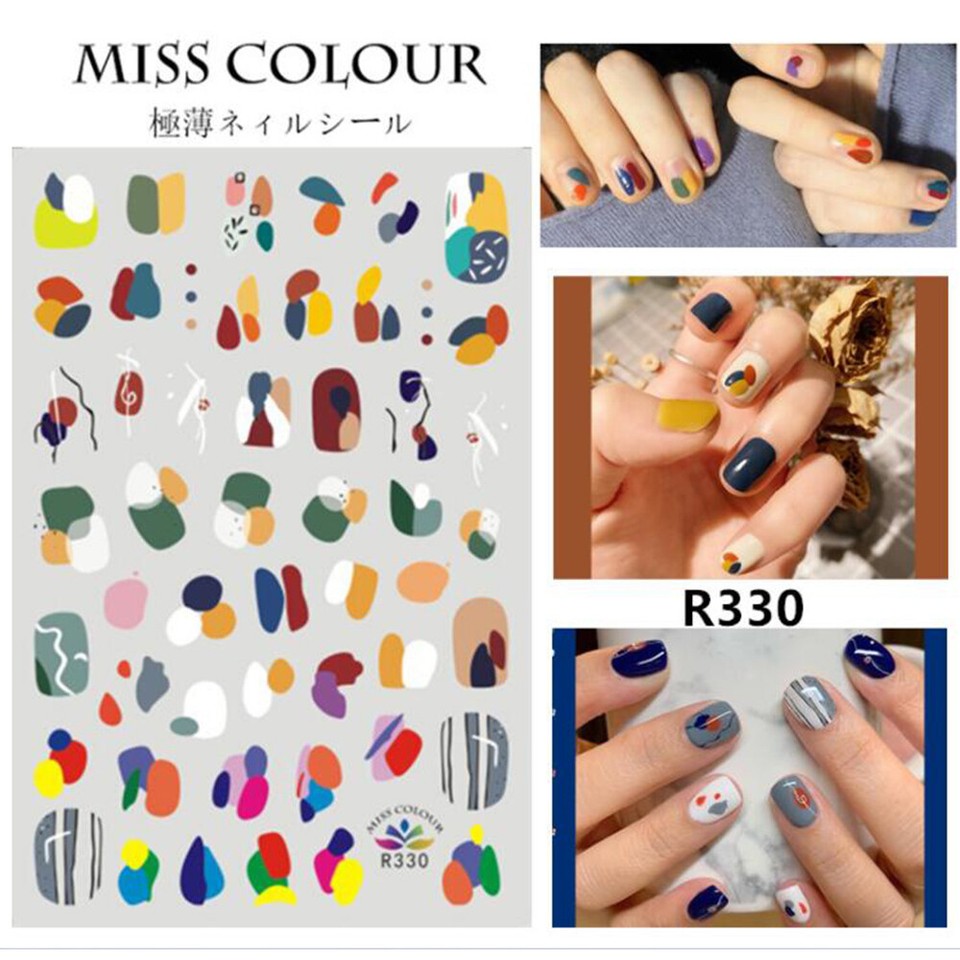 31 Different Styles Nail Stickers Waterproof Nail Art Design DIY Decals ...