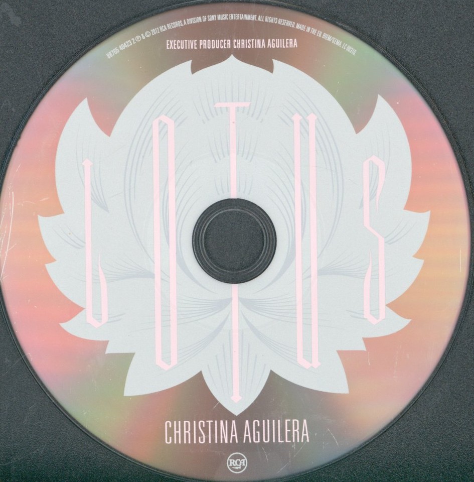Christina Aguilera Lotus CD Rca 2012 deluxe edition 88765404232 | eBay