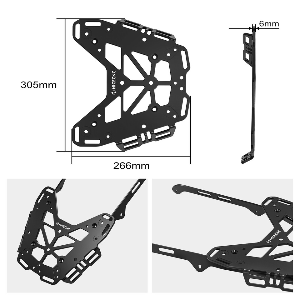 NICECNC Rear Luggage Rack Kit For Yamaha Tenere 700 XTZ07 XTZ700 2019 ...