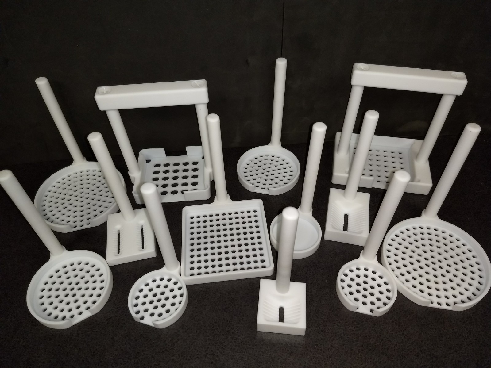 PTFE Labware ~ Fluoro Wafer Dipper, 1.75" I.D., Holds 5 Wafers ~ SM1 ...