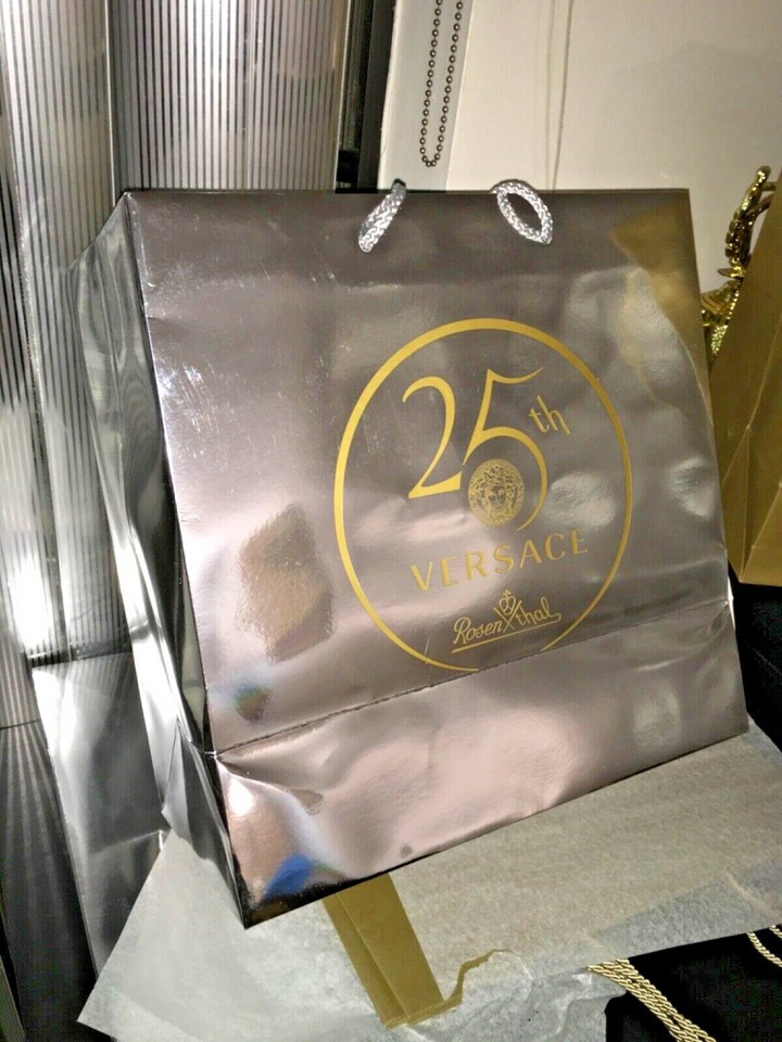 Versace paper shopping bag original Birthday Gift idea collectible New ...