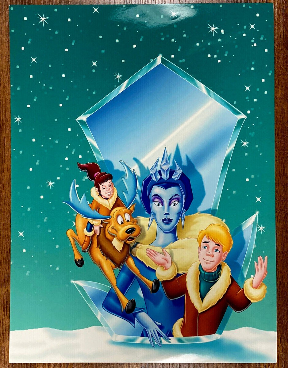 Snow Queen Clipart Stock Illustration „ Cartoon Characters Gerda And