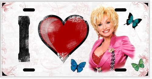 L@@K Dolly Parton License Plate Vanity Auto Tag | eBay