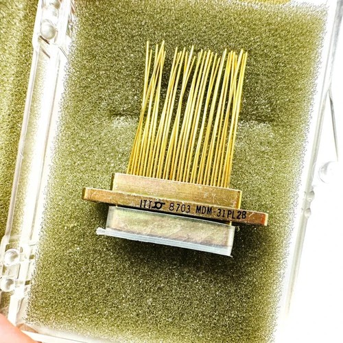 ITT Cannon MDM-31PL2B Micro D Male Electrical Connector 31 Pin Metal ...