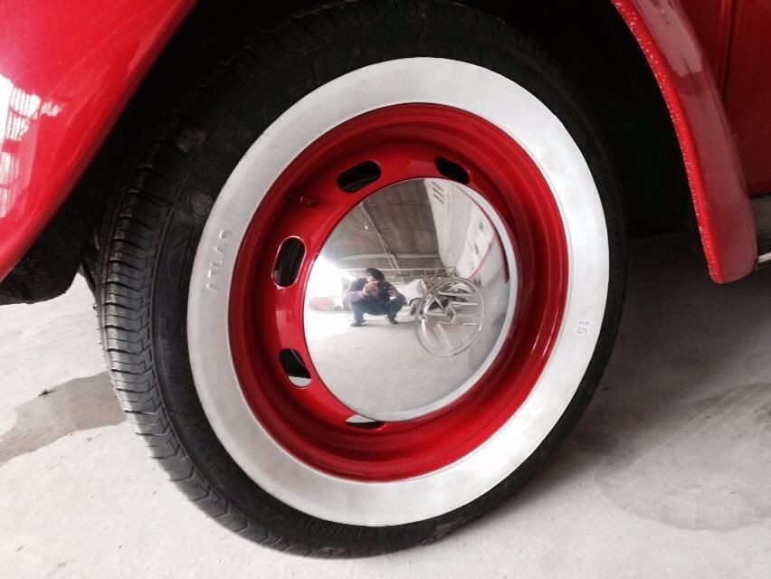 4x Atlas White Wall Tire Insert Trim Set 15’’inch Rims Sidewall Set ...