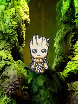 Baby Groot Embroidered Iron On Patch 1.95" x 3.2" FREE SHIPPING | eBay