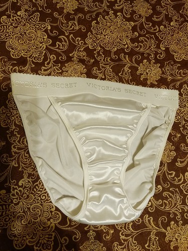 Vtg Victoria's Secret Satin Second Skin Signature Rio Brief Panties ...