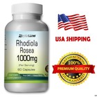 Rhodiola Rosea 1000mg Capsules 60 Serv Pack Of 1 Alcohol Free, Dairy ...