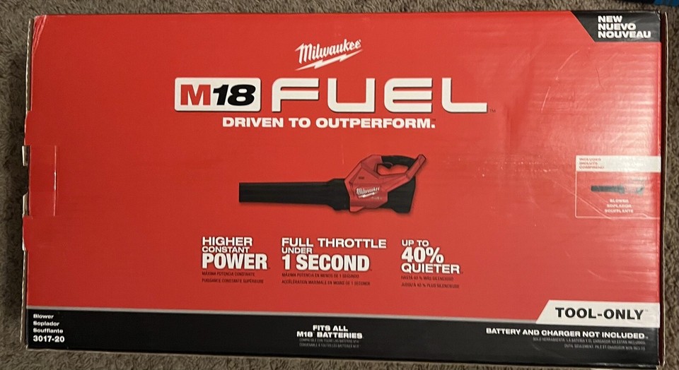 Milwaukee 3017-20 M18 FUEL 18V Cordless Li-Ion Variable Speed Blower ...