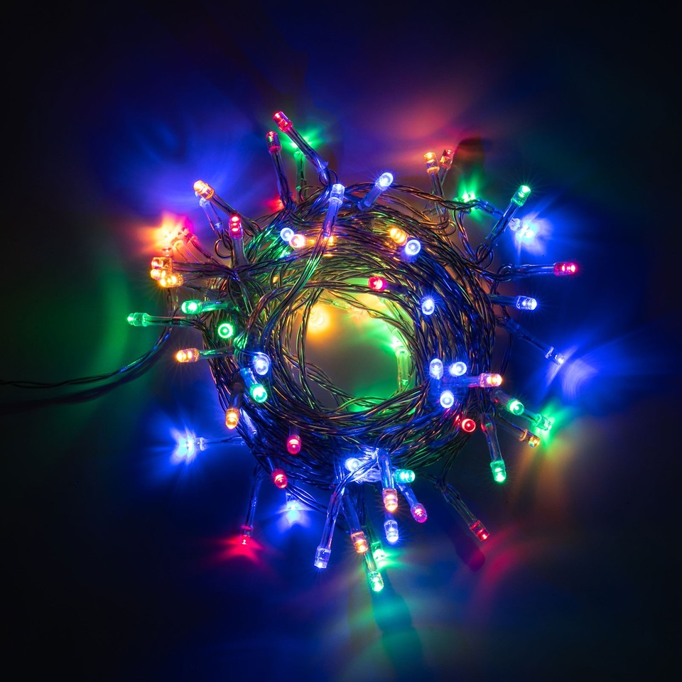 80 LED Fairy String Lights Party Christmas Tree Waterproof Outdoor Home ...