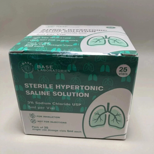 Sterile Hypertonic Saline Solution 3% Sodium Chloride USP Exp 12/26 | eBay