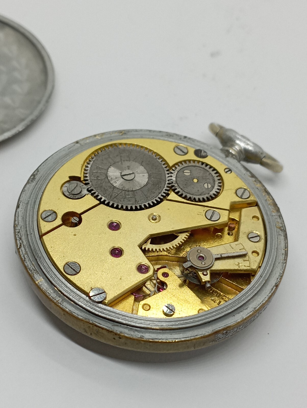 VINTAGE Pocket Watch Cal. ULTRA 41 for Parts From 194… - Gem