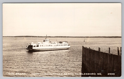 Vintage Postcard Gov. Brann Ferry Lincolnville Beach To Islesboro Maine ...