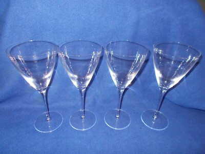 Set of 4 Luigi Bormioli 16 oz. fluted wine glasses - Accademia Elegante ...