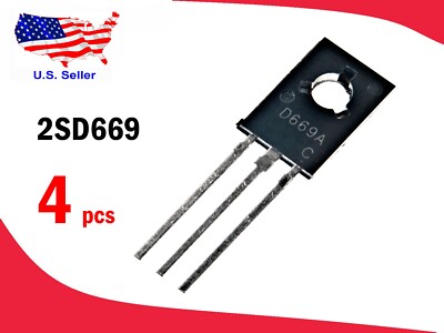 2SD669A (4 pcs) Transistor - Free & Fast shipping | eBay