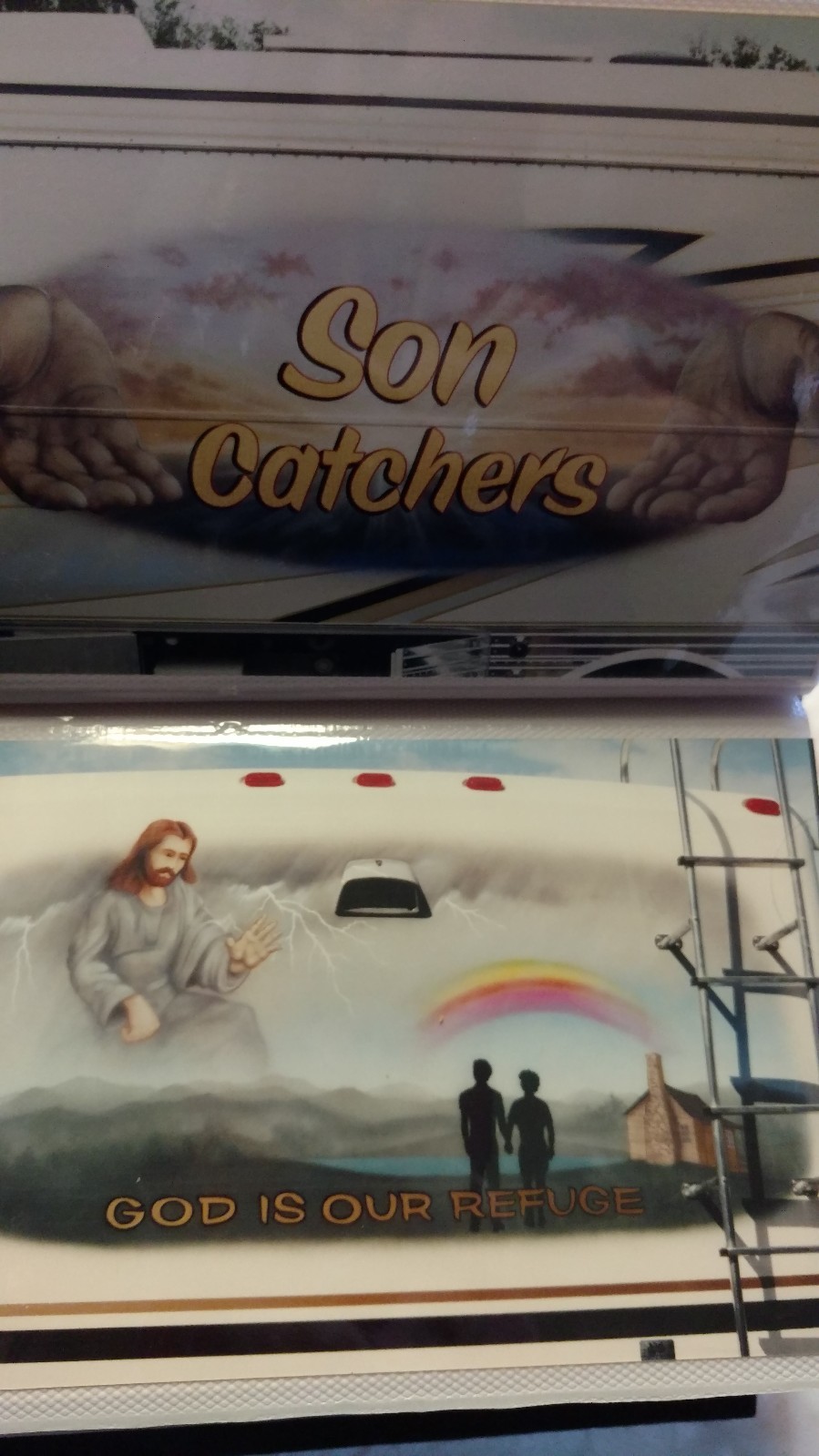 RV Art 100 Page Photo Album Portfolio Pinstriping Motorhome Airbrush ...