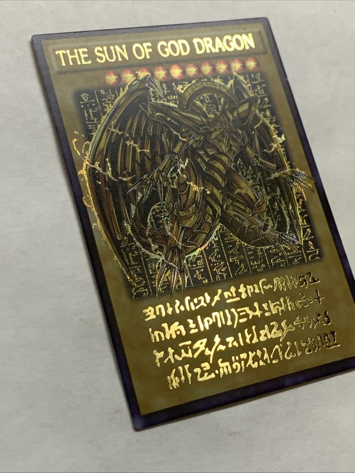 Winged Dragon Of Ra Pop Out Egyptian God Cards ACG Card Holo Anime ...