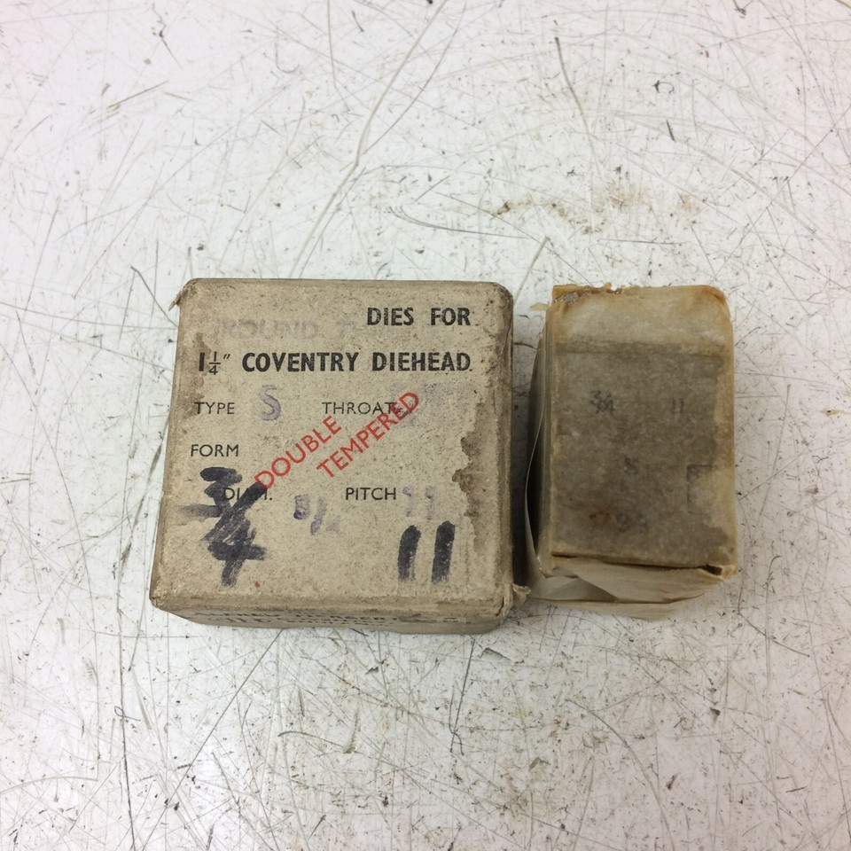 11TPI Whitworth Form Coventry Die Chaser Dies for 1.1/4"" Die Head - R ...