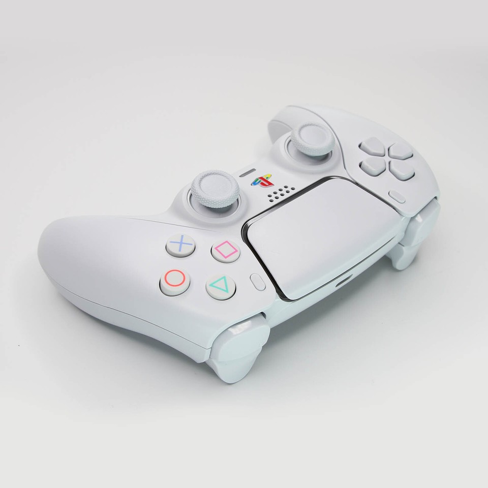 PSone White Killscreen Retro DualSense Pro PS5 Controller 30th Clicky ...