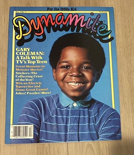 Dynamite Magazine Gary Coleman Different Strokes Issue 117, 1985 w ...