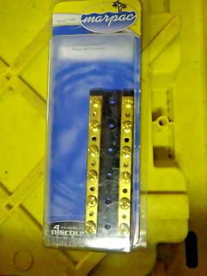 MARPAC 7-1102 BUSS BAR 6 Gang Terminal Block | eBay