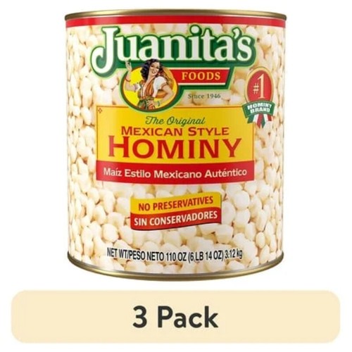 (3 pack) Foods Mexican Style Hominy, 110 oz, Can | eBay