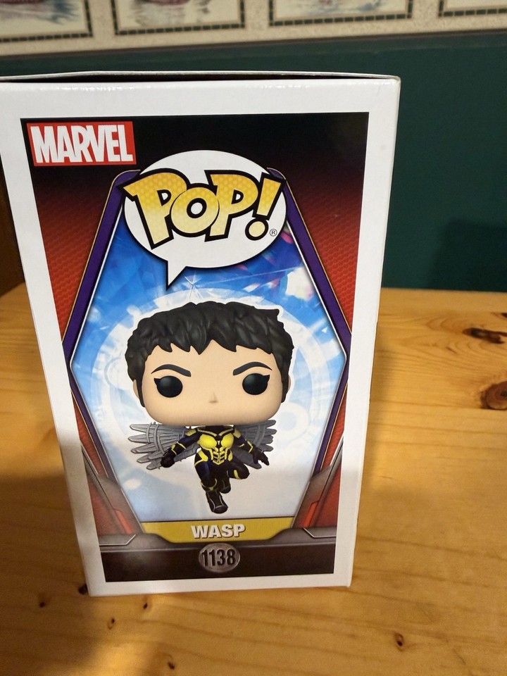 Funko POP! Marvel Ant-Man and Wasp Quantumania WASP #1138 Unmasked ...