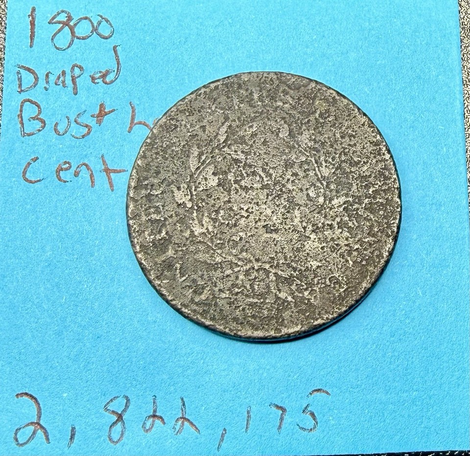 1800 Large Cent – Draped Bust Copper | Early U.S. Coin | eBay