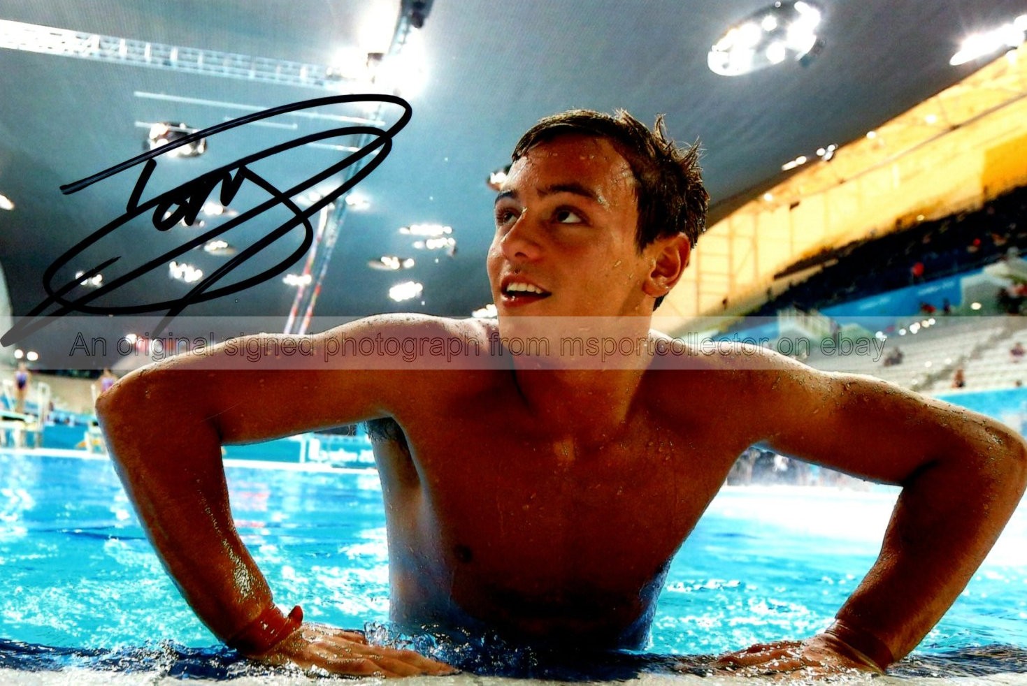 Tom Daley Diver Olympian Signed 7.5 x 5 Photograph 1 *With COA* | eBay