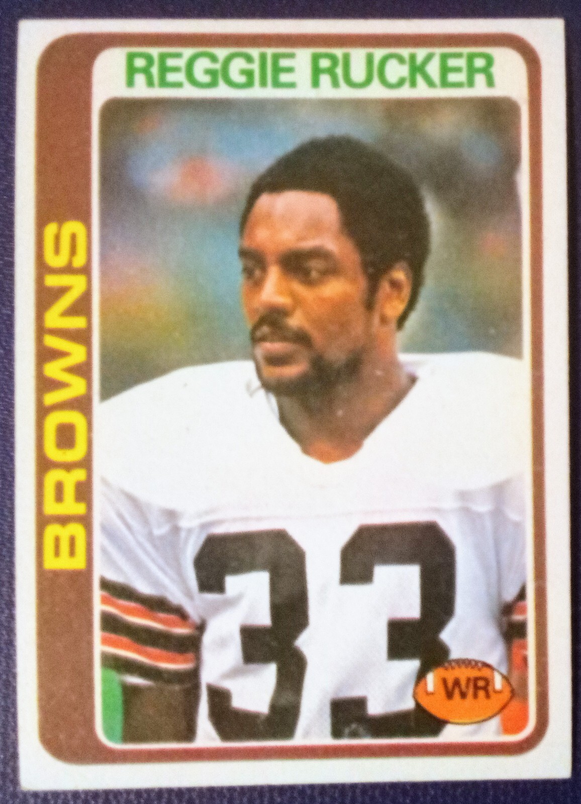 1978 Topps Football #473 Reggie Rucker Cleveland Browns 🏈 FREE SHIPPING ...