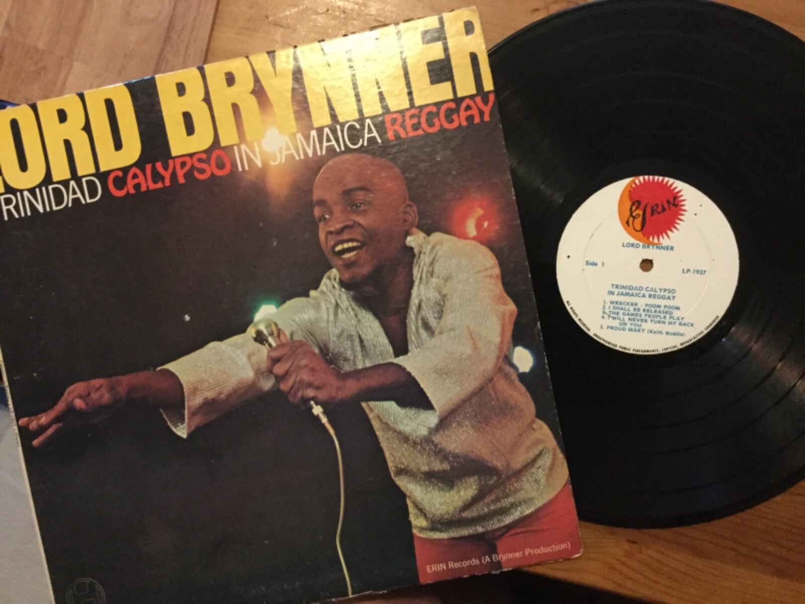 Lord Brynner: Trinidad Calypso In Jamaica Reggay LP on ERIN Label ...
