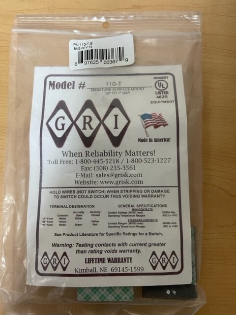 ADEMCO HONEYWELL 945T - BR MAGNETIC CONTACT 100T-BR *NEW* Shipping on ...