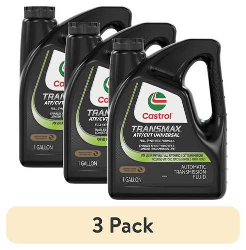 (3 Pack) Castrol Transmax ATF/CVT Universal Automatic Transmission ...