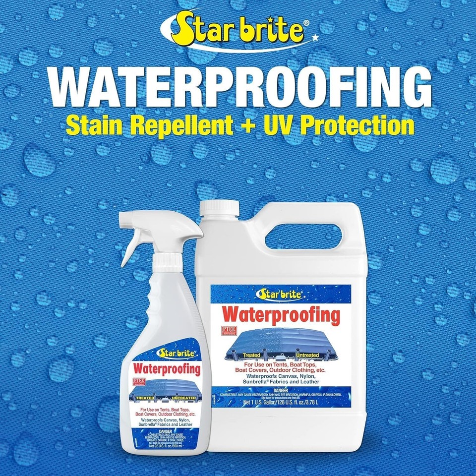 2 PACK Star Brite 81922X 22oz Fabric Waterproofing Boat Cover UV ...