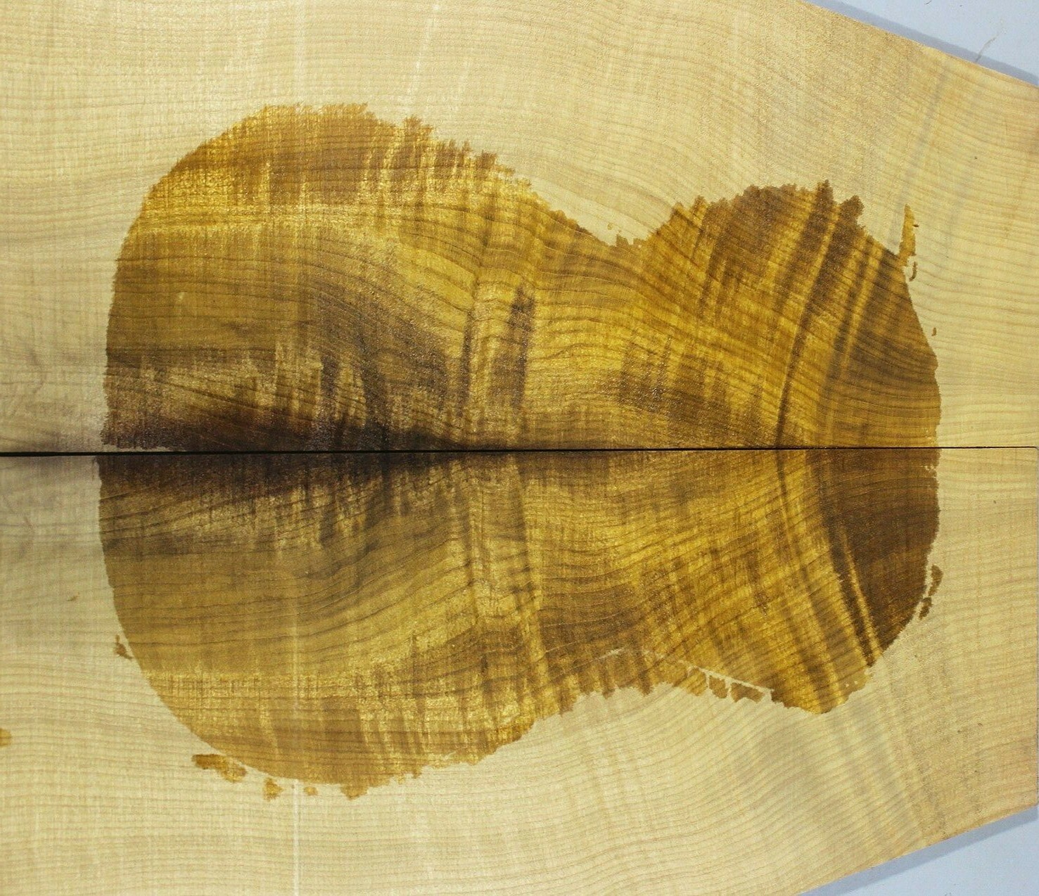 Ukulele Tonewood Back Veneer Set Golden Phoebe Wood 345mmx248mm~300mmx4 ...