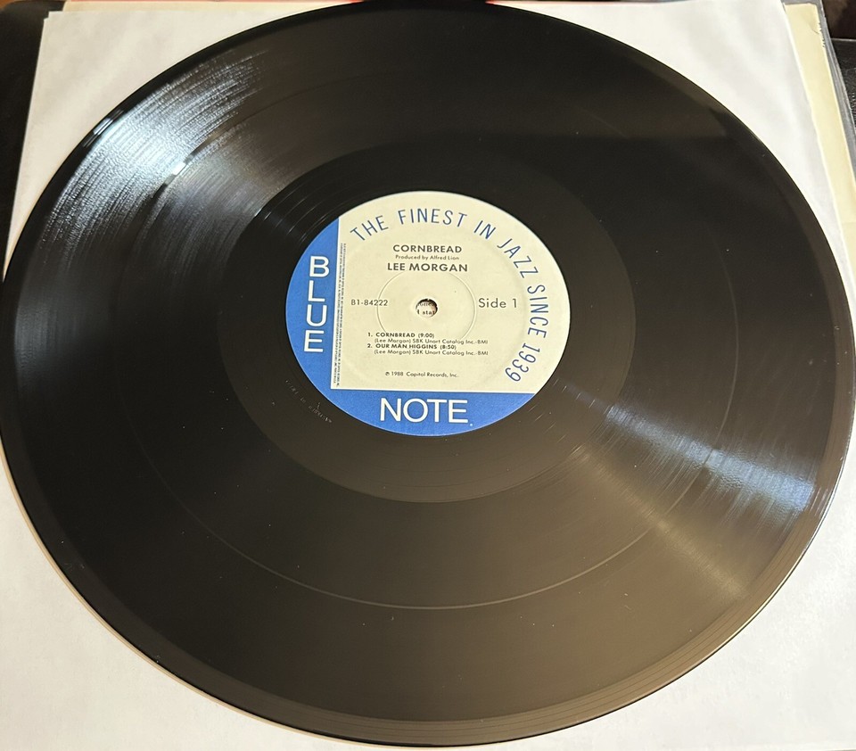 Lee Morgan Cornbread LP Blue Note B1-84222 Stereo 1988 Jazz Vinyl ...