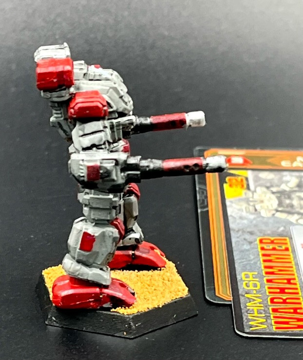 Battletech Warhammer Painted Mech Miniature with Alpha Strike Cards ...