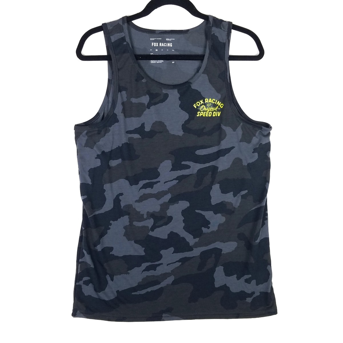 Camo Fox Logo Fox Black/Camo Flat Peak Snapback Cap • Carpworld.com