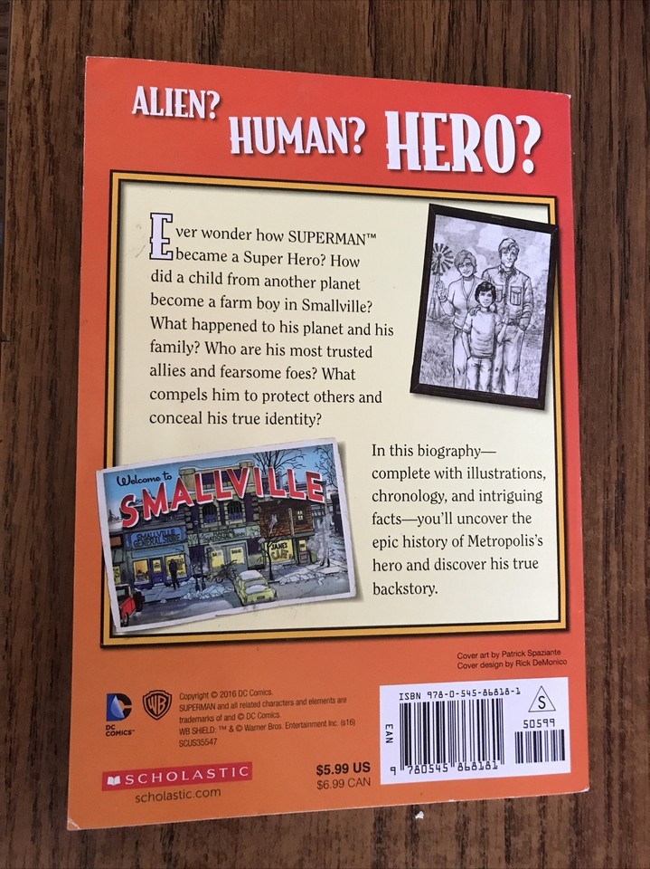 SUPERMAN THE MAN OF TOMORROW DC COMICS - Back Stories - Scholastic ...