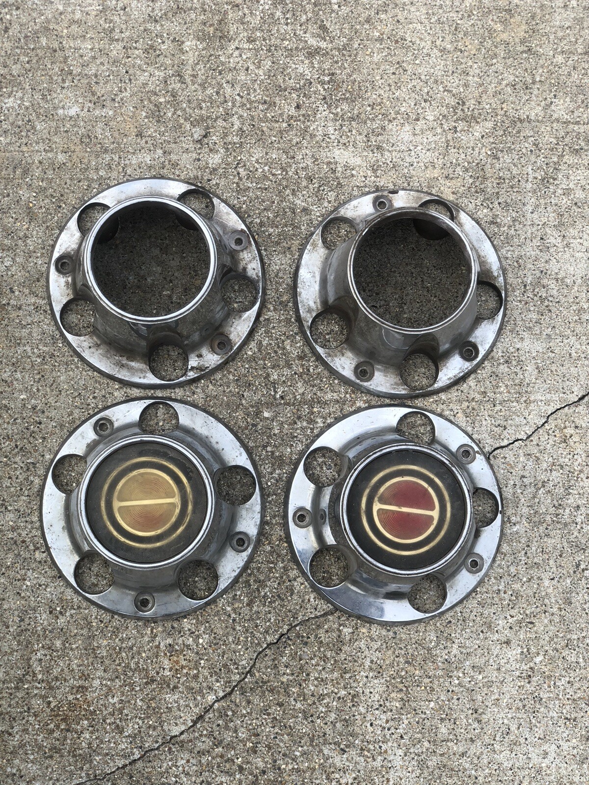 Set of 4 Ford F150 Bronco Factory OEM Wheel Center Rim Cap Hub Cover 5 ...