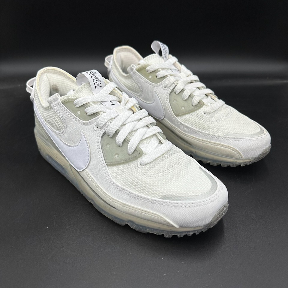 Nike Air Max Terrascape 90 White Grey Sneakers DQ3987-101 Mens Size 9 ...