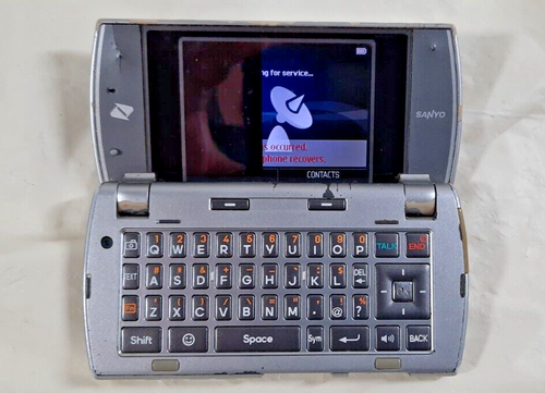 Sanyo Incognito SCP-6760 - Silver Boost Mobile Rare CDMA KB Parts Only ...